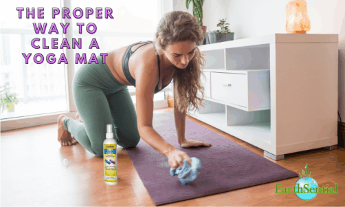 The Proper way to clean a yoga mat - EarthSential